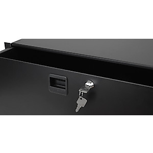 Penn Elcom 3235LK Standard Steel Rack Drawer for 5 Rack Spaces, 5U Sliding with Slam Latch & Keyed Lock, 14 Inch Deep Gear Storage
