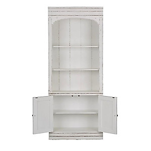 Liberty Furniture INDUSTRIES Magnolia Manor Bunching Bookcase, W32 x D15 x H78, White