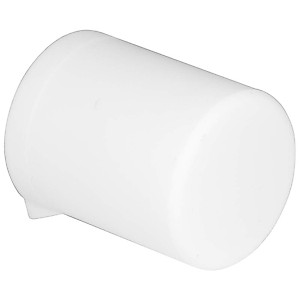 Beaker, PTFE Teflon Beaker and Alkali Resistant PTFE Beakers High Lubrication White Measuring Cup for Lab(250ml)