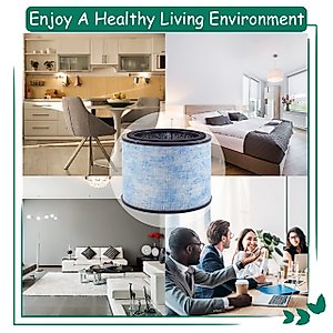 Asheviller AP200 Filter Replacement, Compatible with Instant® AP200 Air Purifier, H13 Grade True HEPA Filter and Activated Carbon Filter, Compare to F200 Filter,2 Pack