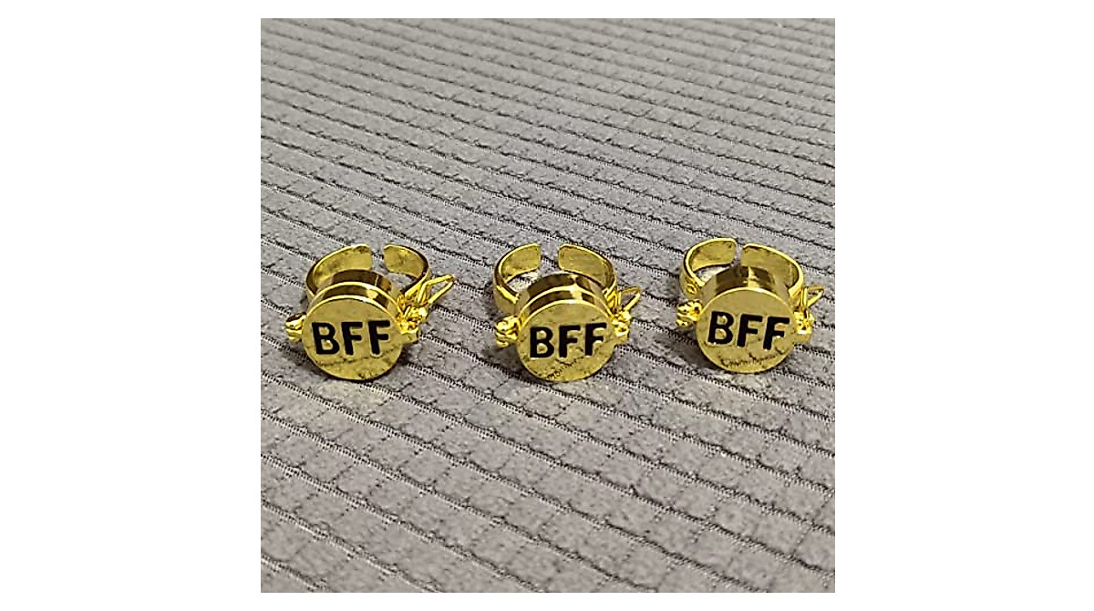 IRELYN Adjustable BFF Rings for Best Friends
