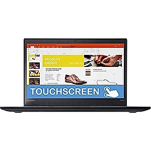 Lenovo Thinkpad T470s 14" FHD Touchscreen Laptop, Intel Core i7-7600U, 16GB DDR4 RAM, 256GB SSD, Backlit Keyboard, HDMI, Type-C, Windows 10 Pro (Renewed)