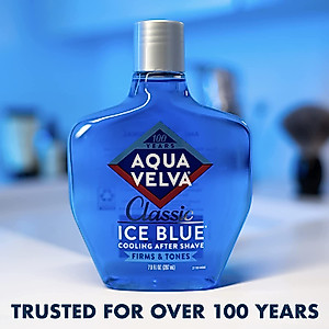 Aqua Velva Classic Ice Blue Cooling After Shave 3.50 oz (Pack of 5)