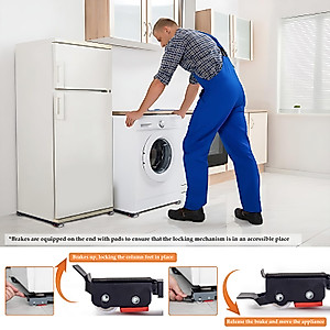 Furniture Dolly and Appliance Roller Bundle