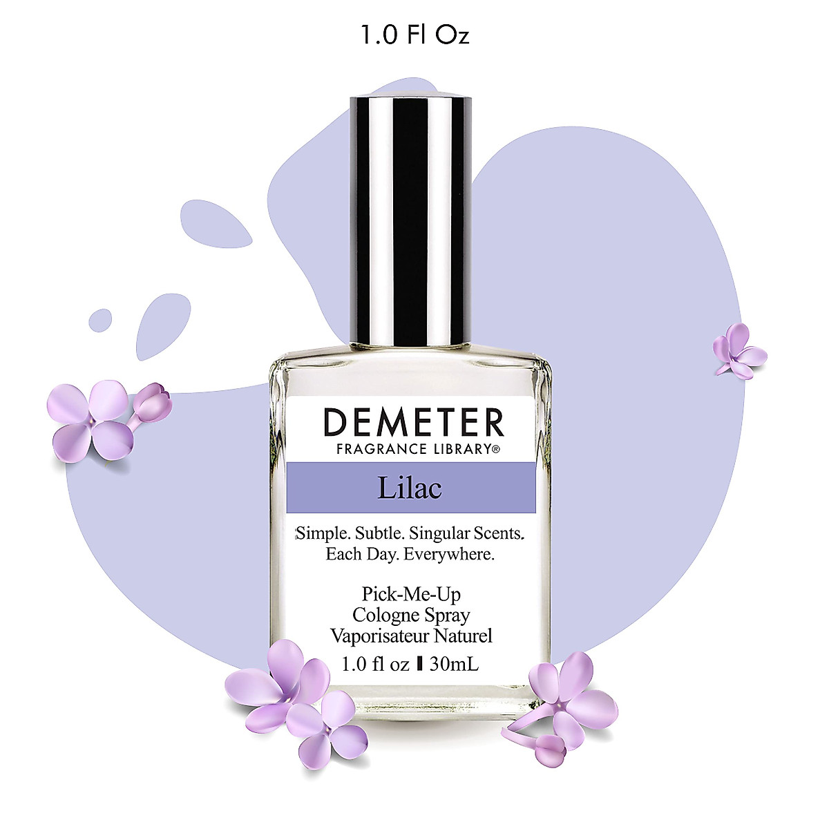 DEMETER Lilac, 1 oz Cologne Spray, Perfume for Women