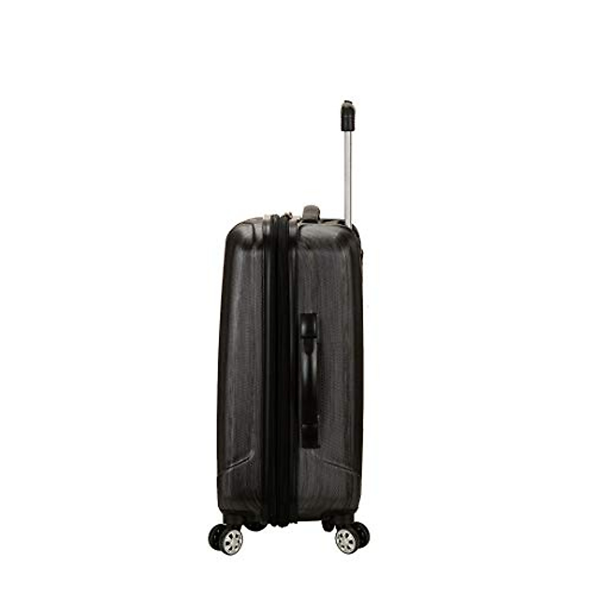 Rockland Melbourne Hardside Expandable Spinner Wheel Luggage, METALLIC, Carry-On 20"