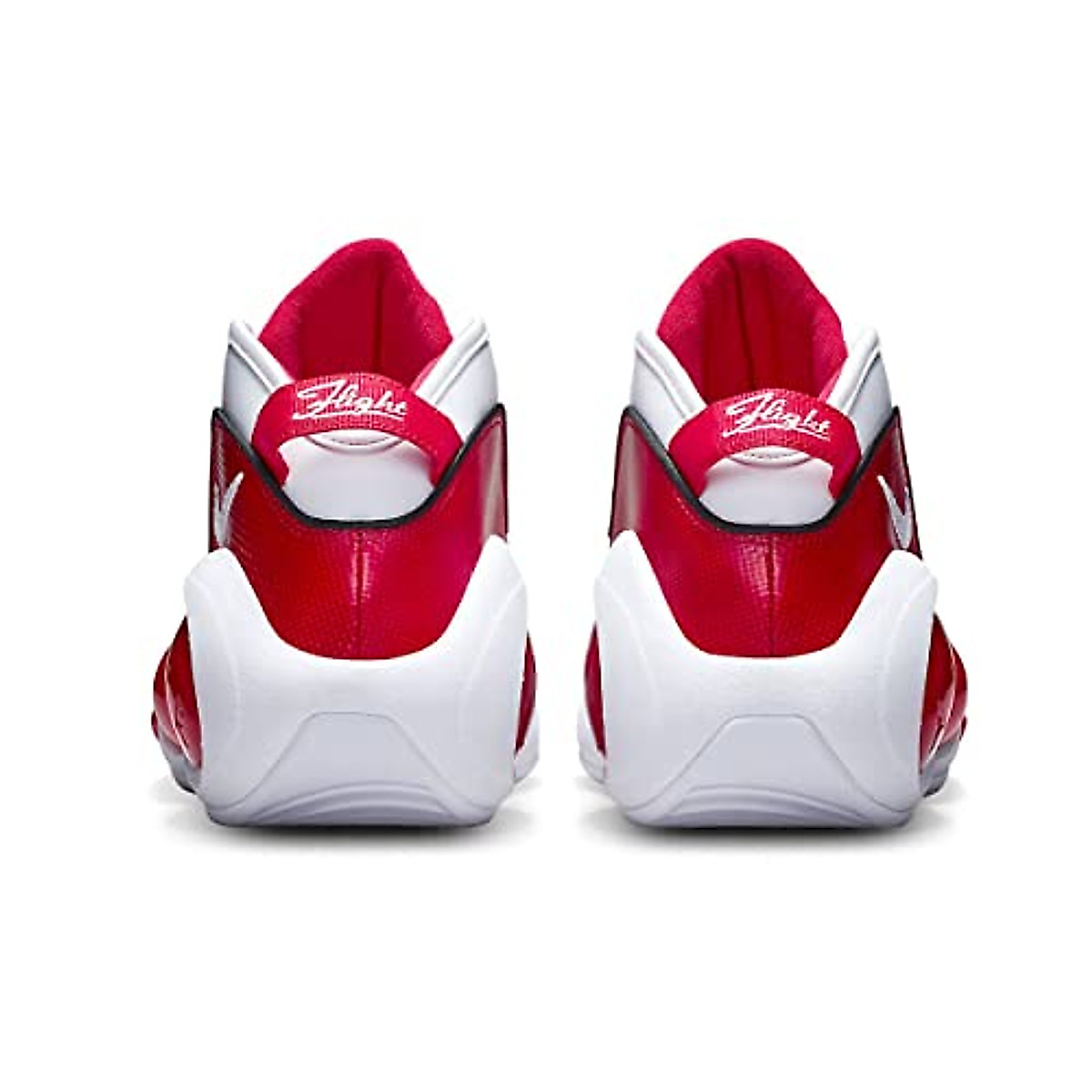 Nike mens Air Zoom Flight 95 OG Basketball Shoes, White/True Red/Black, 11