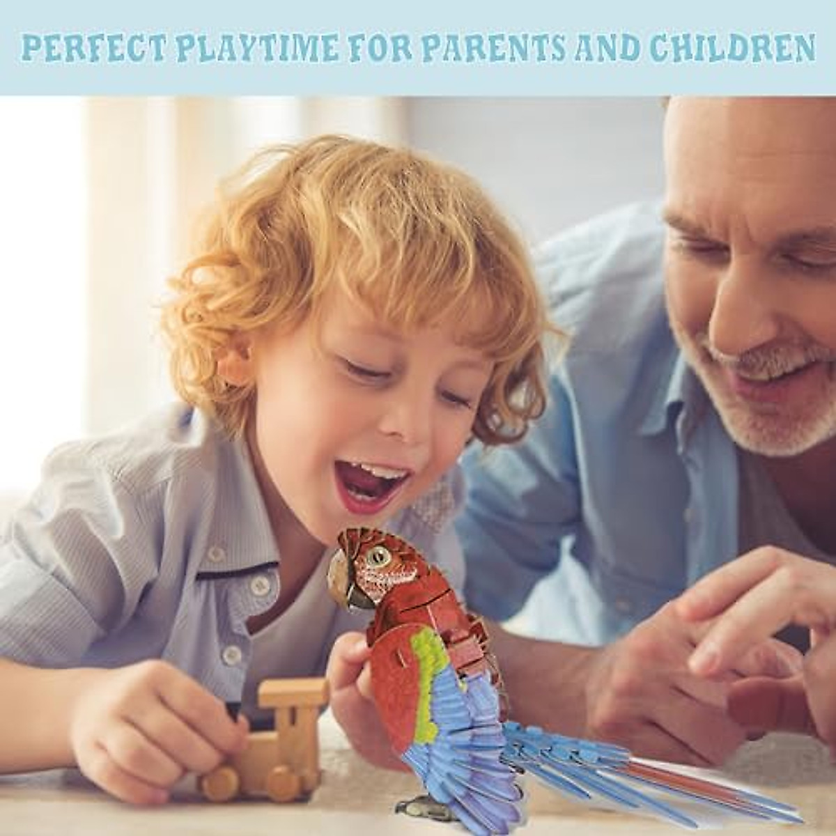 STEM Kit Educational Toys,Macaw Model Kits, 3D Puzzles Gift for Kids Boys Girls Aged 7+, 170 pcs