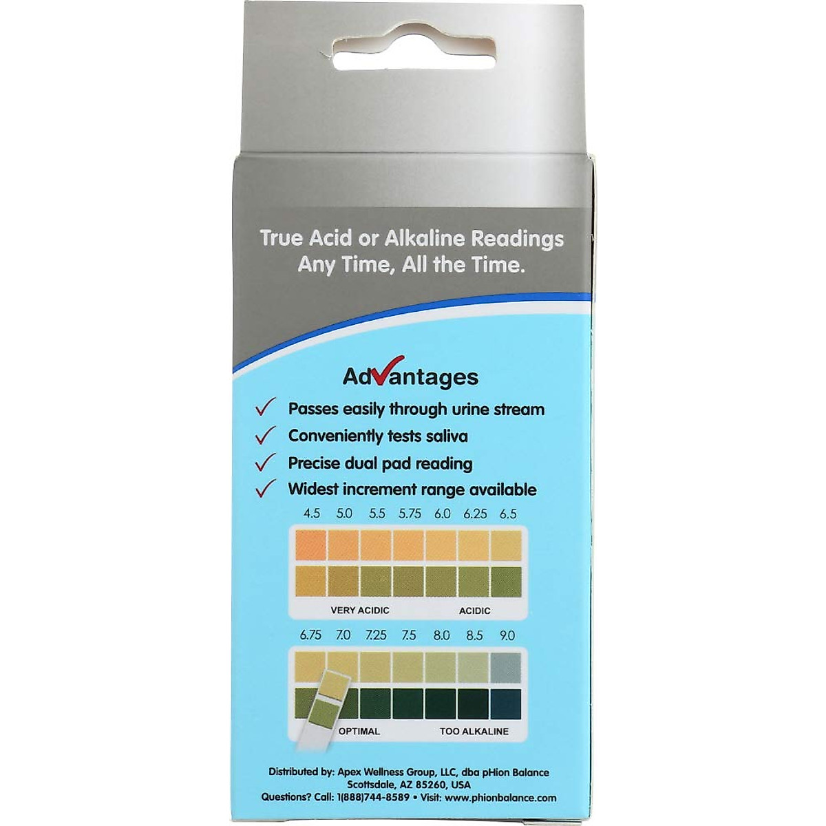 Phion Diagnostic pH Test Strips, 90 CT (Pack of 3)