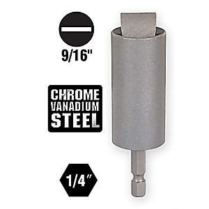 IVY Classic 44712 3-5/8" Slotted Sidewalk Driver, Impact Plus, 1/Card