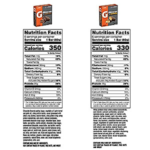 Gatorade Whey Protein Bars, Variety Pack, 2.8 oz bars , 18 Count (Pack of 1)