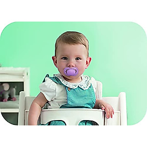 MAM Original Matte Baby Pacifier, Nipple Shape Helps Promote Healthy Oral Development, Sterilizer Case, Unisex, 16+ (Pack of 2)
