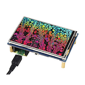 waveshare 3.5 inch LCD Touch Display for Raspberry Pi Pico 480×320 Touchscreen 65K Colors IPS Display SPI Interface for Raspberry Pi Pico