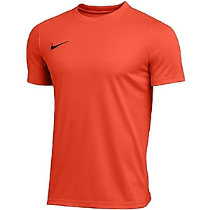 Nike Men's Park Short Sleeve T Shirt (Orange, XL)