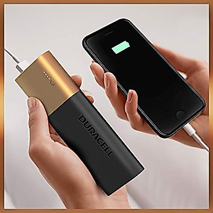 Duracell Rechargeable Powerbank 20100 mAh | 7 Day Portable Charger | Compatible with iPhone, iPad, Samsung, Android, Nintendo Switch & More | TSA Carry-On Compliant