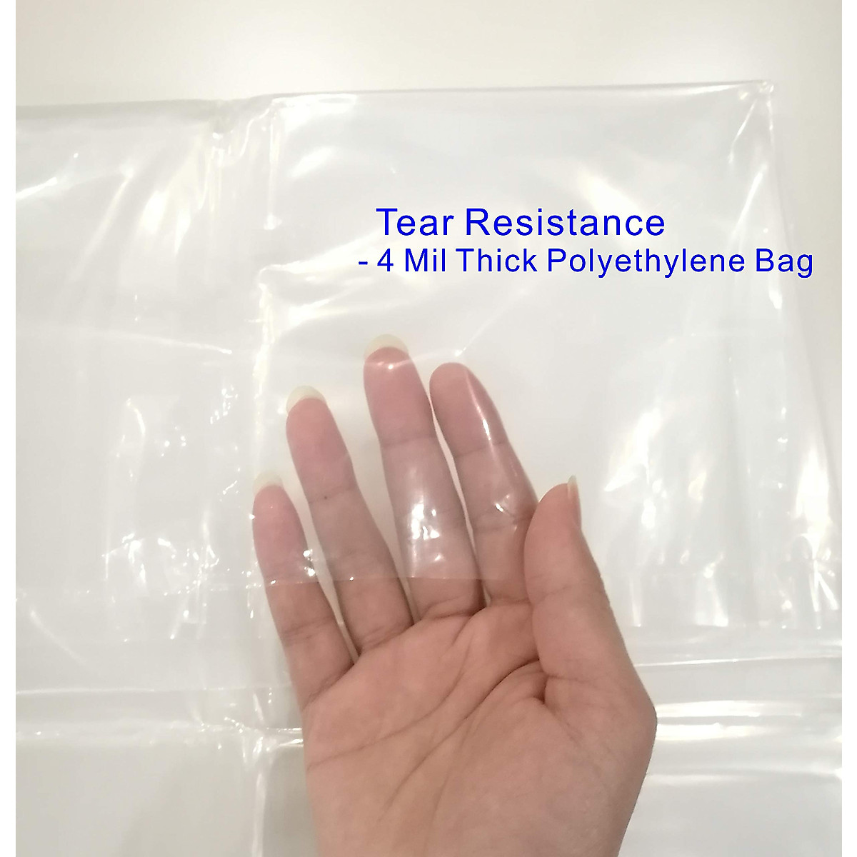 ComfortHome 4 Mil Extra Thick Sealable Mattress Bag with Adhesive Strip for Moving and Storage, Heavy Duty, Fits Twin Full and Queen Size, 2 Pack