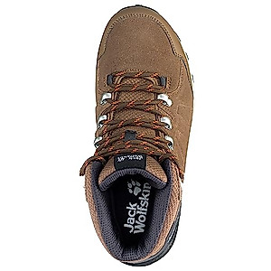 Jack Wolfskin Women's 4050871 Hiking Shoe, Brown/Apricot, 8