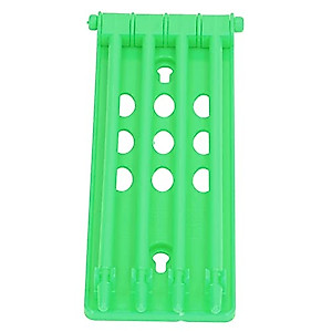 Pilipane Pigeons Foot Rings Frame, 4 Column Wear Resistant Foot Independent Design,Pigeons Bands Rack Frame Rotatable Foot Ring Pigeons Supplies,for s Chicken Duck Eagle Foot(Green), Pigeons Foot Ri