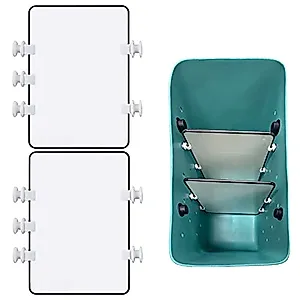 Koomduk 2 PCS Divider Tray Compatible for Bogg Bag Beach Bag Divider Accessories Inserts Space Saving Accessories for Original X Large Bag (Black)