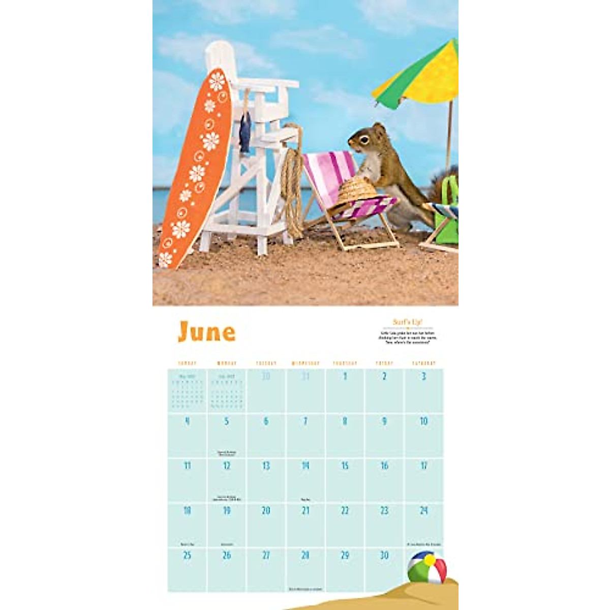 The Secret Life of Squirrels Wall Calendar 2023: Wild Squirrels Interacting with Handcrafted Domestic Scenes