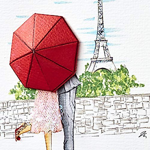 Hallmark Signature Valentines Day Card, Anniversary Card, Love Card for Significant Other (Paris)