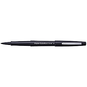 Paper Mate Flair Felt Tip Pen, Medium Point, Black