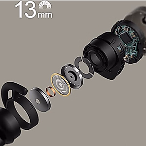 Edifier TWS NB True Wireless Active Noise Canceling Earbuds, ANC in-Ear Headphones with Button Control, Bluetooth 5.0 with aptX Earphones, 33-Hour Battery Life, Grey