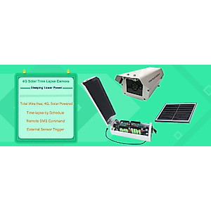 WenhuaVision Industrial 5.0MP Solar 4G Long Term Construction Time Lapse Camera Outdoor, Best time Lapse Camera for Plants, Parking Remote Monitoring. Super Star Night Vision WH_5M0FGSN_BSS16