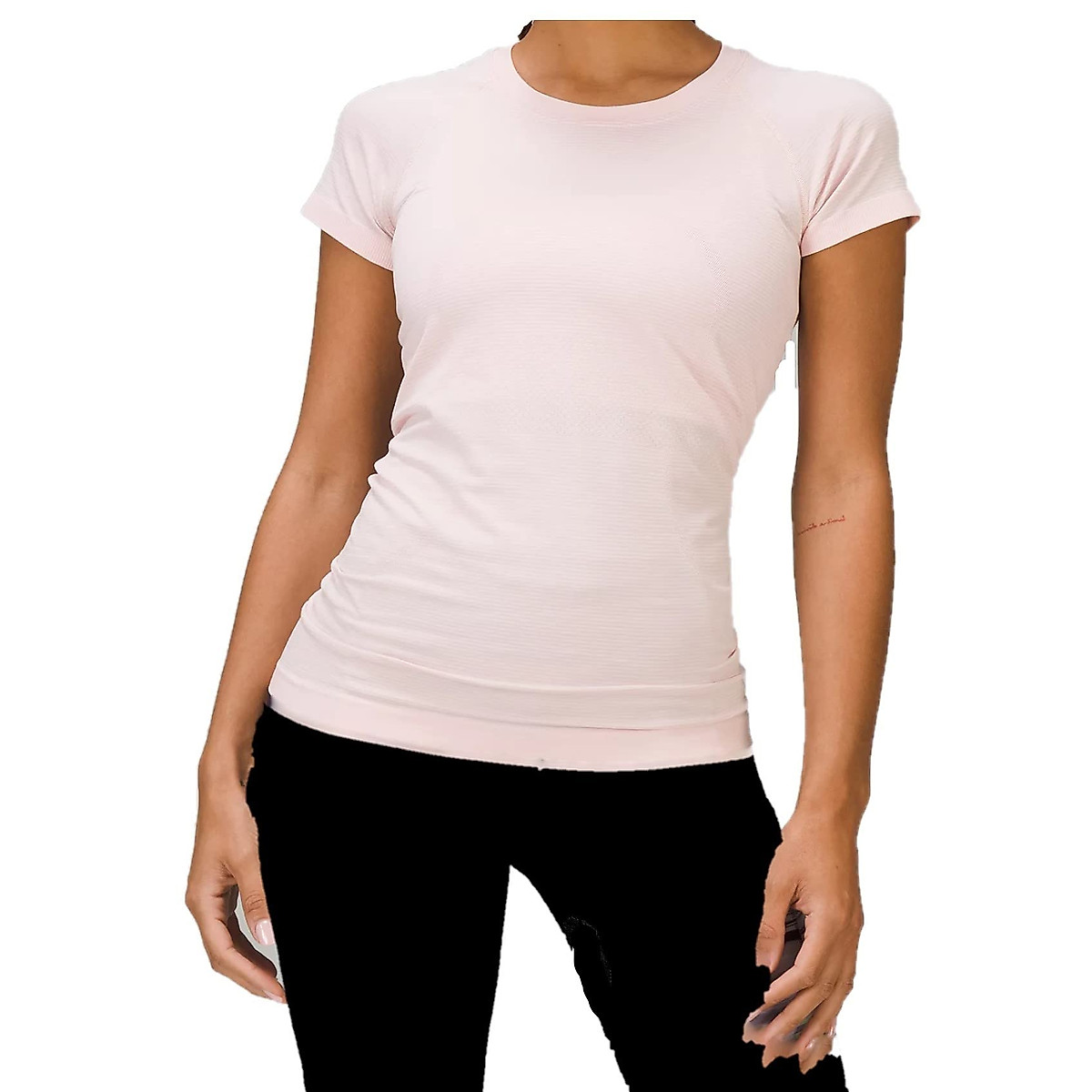 Lululemon Athletica Lululemon Swiftly Tech Short Sleeve Crew (Pink Pastel, 12)