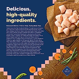 Blue Buffalo Cat Food for Indoor Cats, Hairball Control & Weight Management, Natural Chicken Recipe, Adult Indoor Dry Cat Food, 11 lb bag