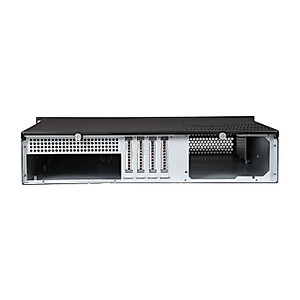 iStarUSA Group 2U Compact Rackmount 2 X 5.25 (D-214-MATX) , Black