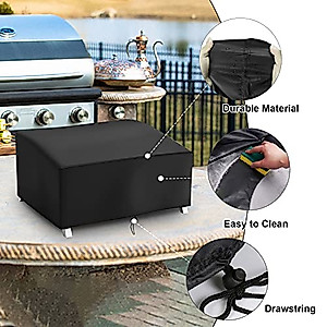 Nomiou Grill Cover for Cuisinart CGG-306 Propane Grill, Portable Grill Cover for Pit Boss 75275 Stainless Steel Two-Burner Grill, 24 Inch Table Top Grill Cover