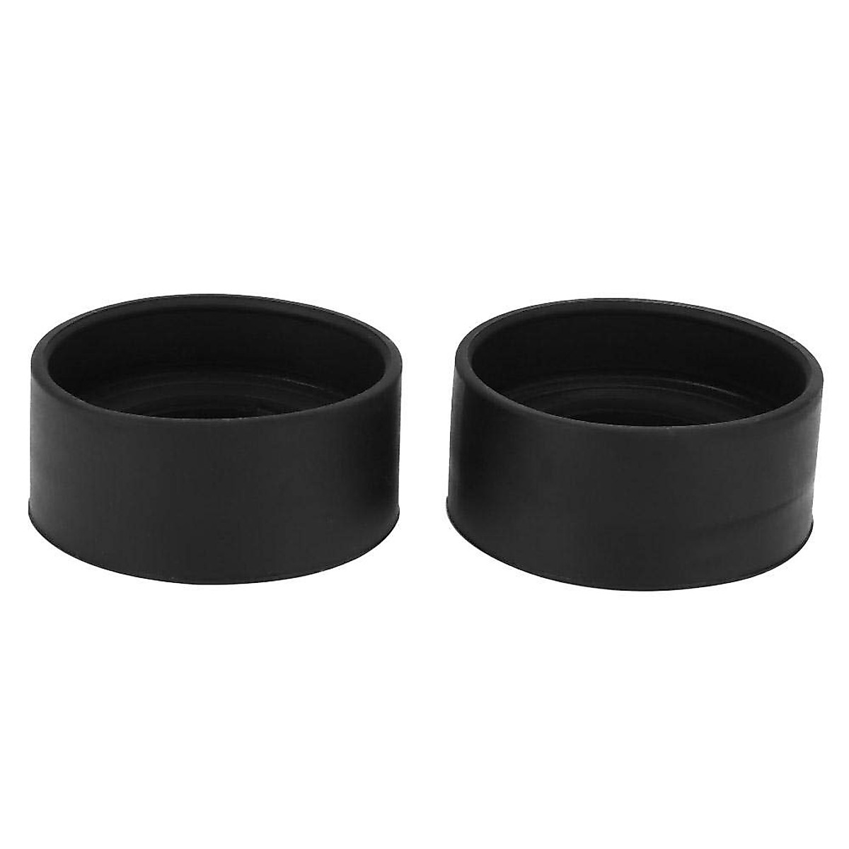 Oumefar 2Pcs Microscope Eyepiece Cup Rubber Eyepiece Cover Accessory Guards Eyeshields Telescope Protector Rubber Eyecups with 36mm Diameter for Stereo Microscope (KP-H2 Flat Angle)