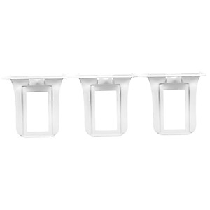 ETHZZLE 3pcs Switch Socket Storage Rack Router Shelf Storage Drawers Tray Cabinet Decor Dryer Outlet Shelf Wall Holder Wall Mount Outlet Shelf Wall-Mounted Outlet Storage Shelf Abs White