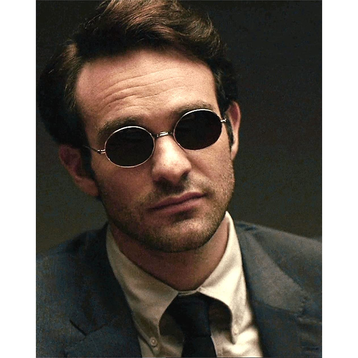 GIFIORE Oval Sunglasses Vintage Retro 90s Sunglasses Trendy Designer Glasses for Women Men (Gold Frame Grey Lens)