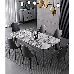 Yancorp 16"x394" White and Black Contact Paper Easily Removable Countertops Black and White Marble Wallpaper Self-Adhesive Peel and Stick Backsplash Vinyl Kitchen(White Black, 11.8"x120")