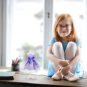 EXCEART 4pcs Doll Dress Form Mannequin Dress Form Mannequin Clothes Gown Female Dress Model Display Mannequin Body Display Holder Stand