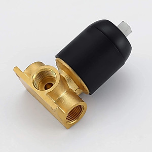 sumerain Wall Mount Bathtub Faucet Black with Waterfall Tub Spout Single Handle with Rough in Valve High Flow