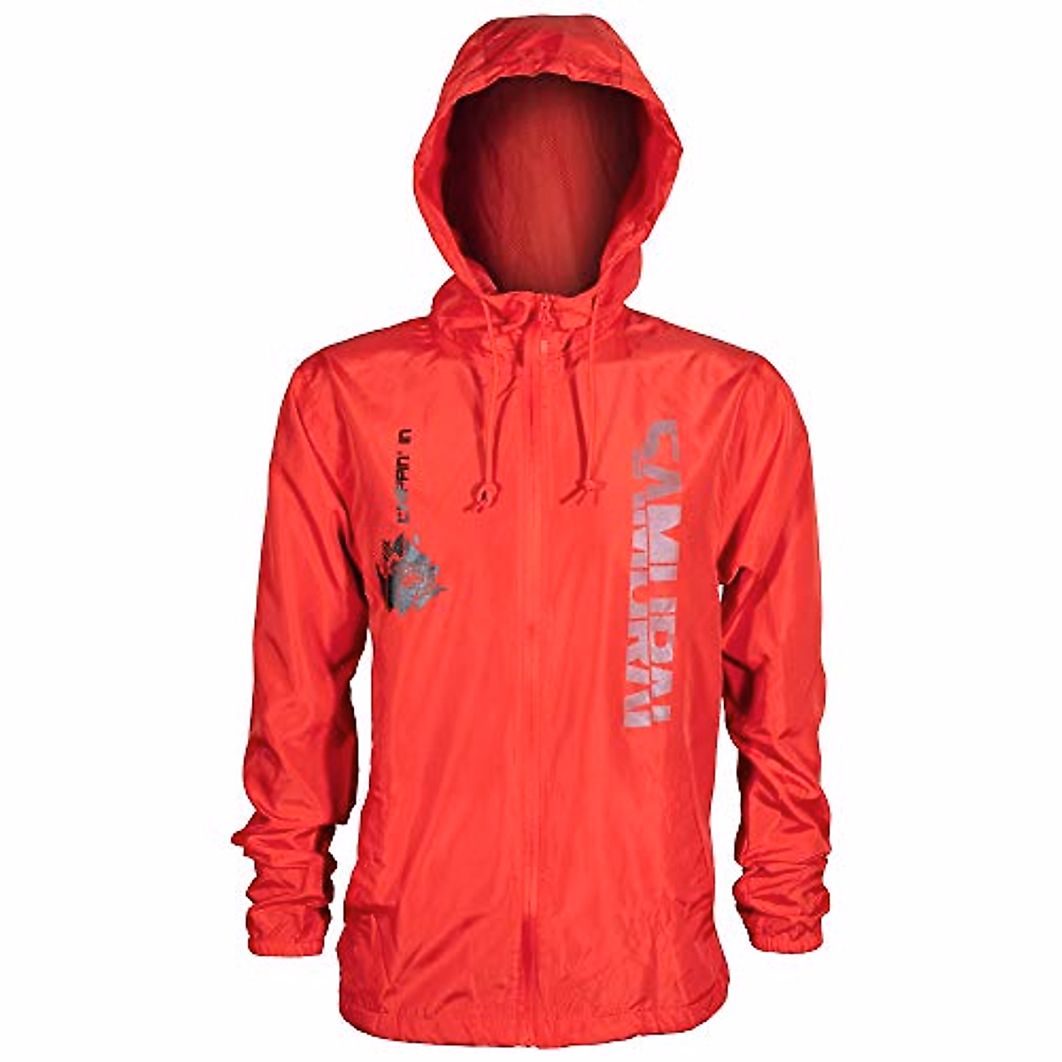 Jinx Cyberpunk 2077 Chippin In Men's Windbreaker Jacket, Red, Large