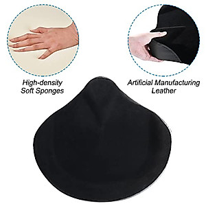 LOLUNUT Drum Throne,Drum Stool Height Adjustable Chair,Heavy Duty Motorcycle Style Seat with 5A Drum Sticks for Drummers