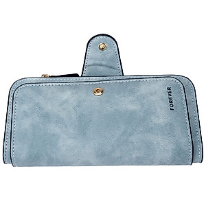 BOHONG Women Wallet Large Capacity Cards Cash Holder Leather Wristlet Clutch Wallets for Ladies Girls