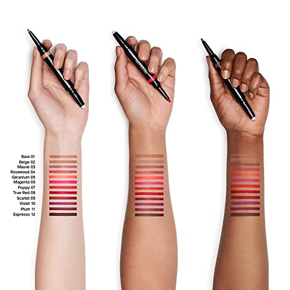 Shiseido LipLiner InkDuo (Prime + Line), Mauve 03 - Primes & Shades Lips for Long-Lasting, 8-Hour Wear - Minimizes the Look of Fine Lines & Unevenness - Non-Drying Formula