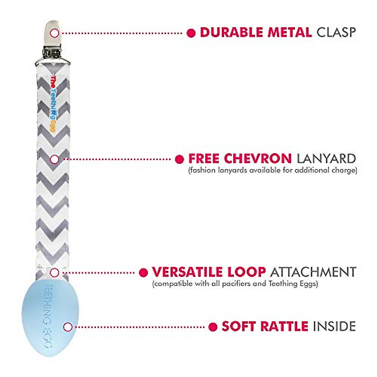 A Baby Registry Must Have - The Teething Egg Blue Bundle - Infant Toys 3-6 Months, Sensory Toys for 0-6 Months, 6-12 months and up for Molar Teething, Baby Boy or Girl up to 18 Months