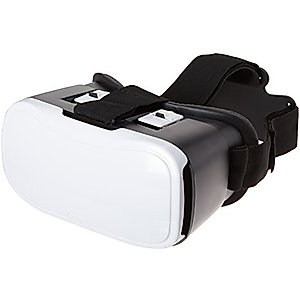 ONN White Virtual Reality VR Smartphone Headset for Apple or Android