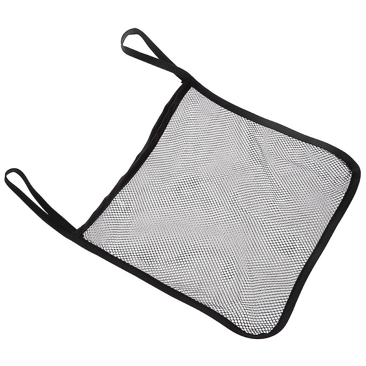4Pcs Baby Stroller Bag,Oxford Hanging Mesh Stroller Bags Net Organizer 11.8"x12.5"(Black)