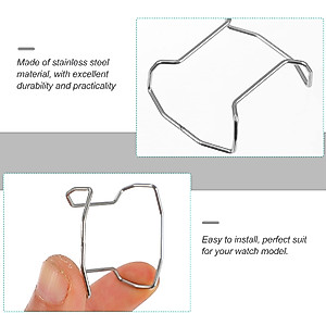 Mikikit Steel Screen Scratch Watch Bumper Wristwatch Sports Anti- Protectors Compatible Guard Anti-scratch Stainless for Case Accessories Wire Protector G- Metal with