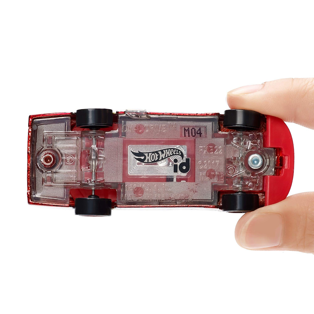 Hot Wheels id Vehicle Oval Drive with Embedded NFC Chip, Uniquely Identifiable, 1:64 Scale, for Kids Ages 8 Years and Older