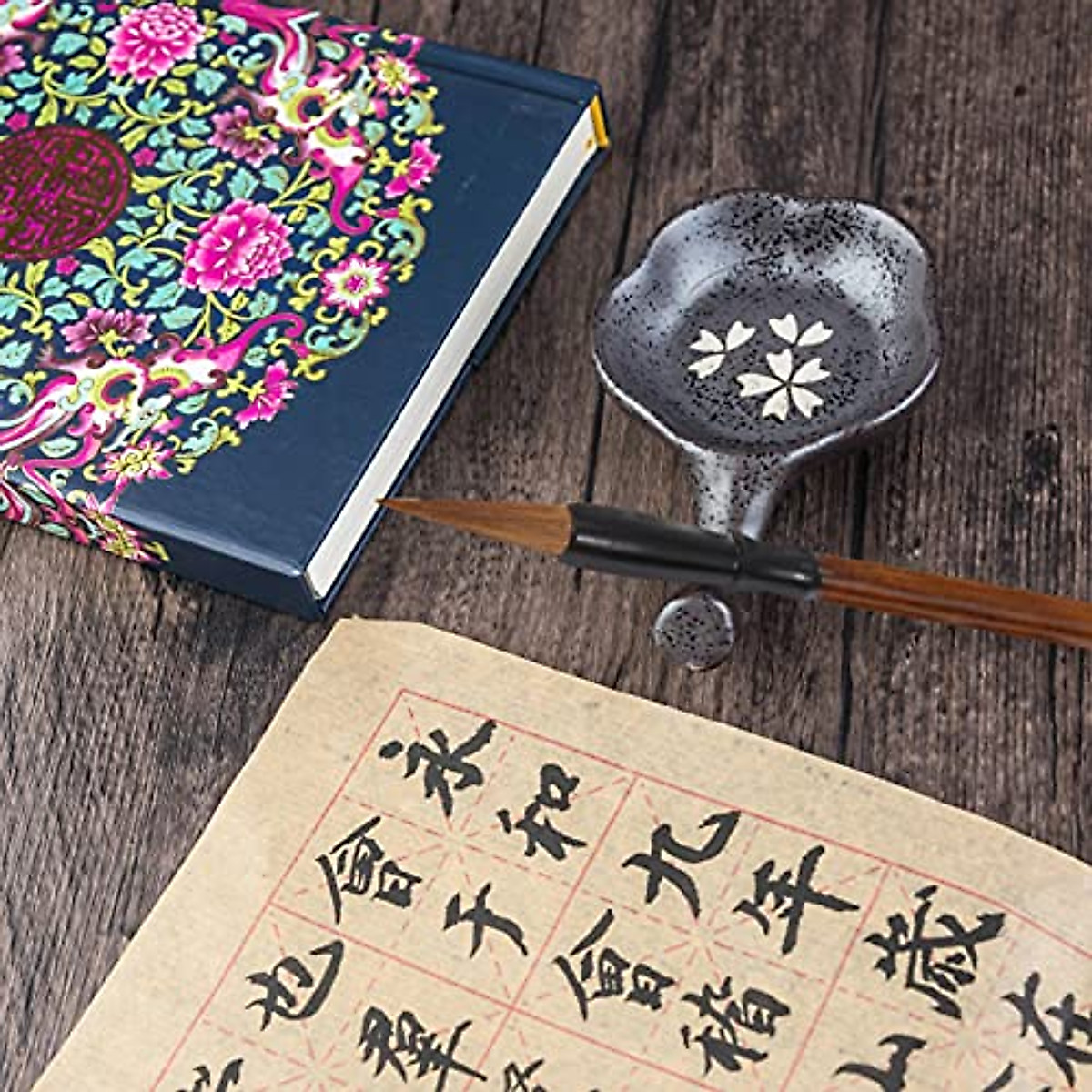 TOYANDONA 9 Pcs Chinese Water Brush Pen Ink Color Brush Chinese Japanese Calligraphy Pen for Beginner Painting Drawing Pen Art Supplies