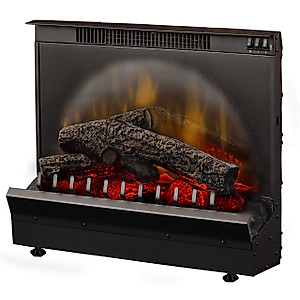 Dimplex DFI Series 23" Standard Log Set Electric Fireplace Insert (Model: DFI2309), 4692 BTU, 120 Volt, 1375 Watt, Black