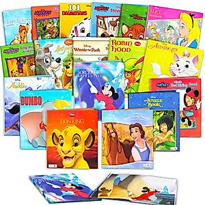 Disney Books for Kids 18 Book Set Disney Bedtime Stories for Toddlers Kids -- Disney Bedtime Favorites Bulk Bundle (Hardcover, Illustrated)